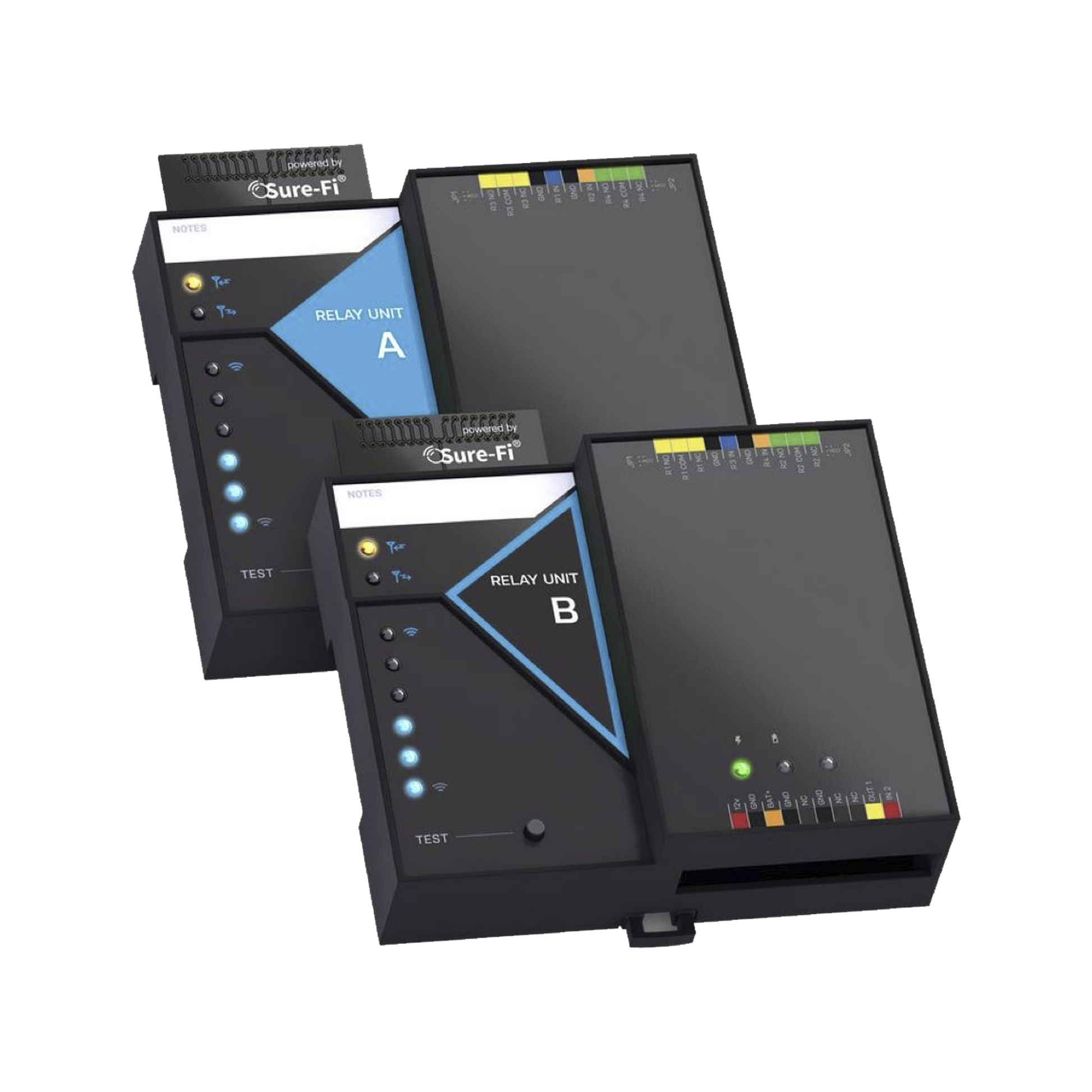 Relay Inalámbrico / 2 Relevadores / 2 Entradas / Atraviesa hasta1.6 KM ...